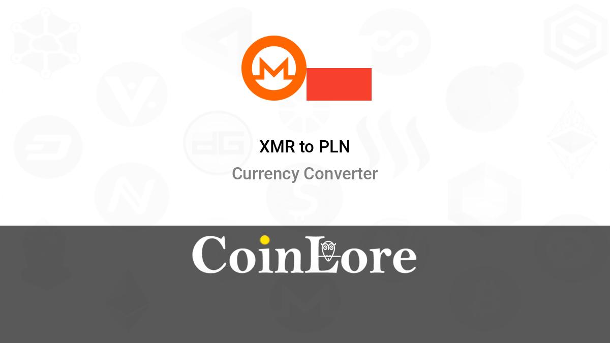 Wymień XMR na PLN | Kalkulator CoinLore