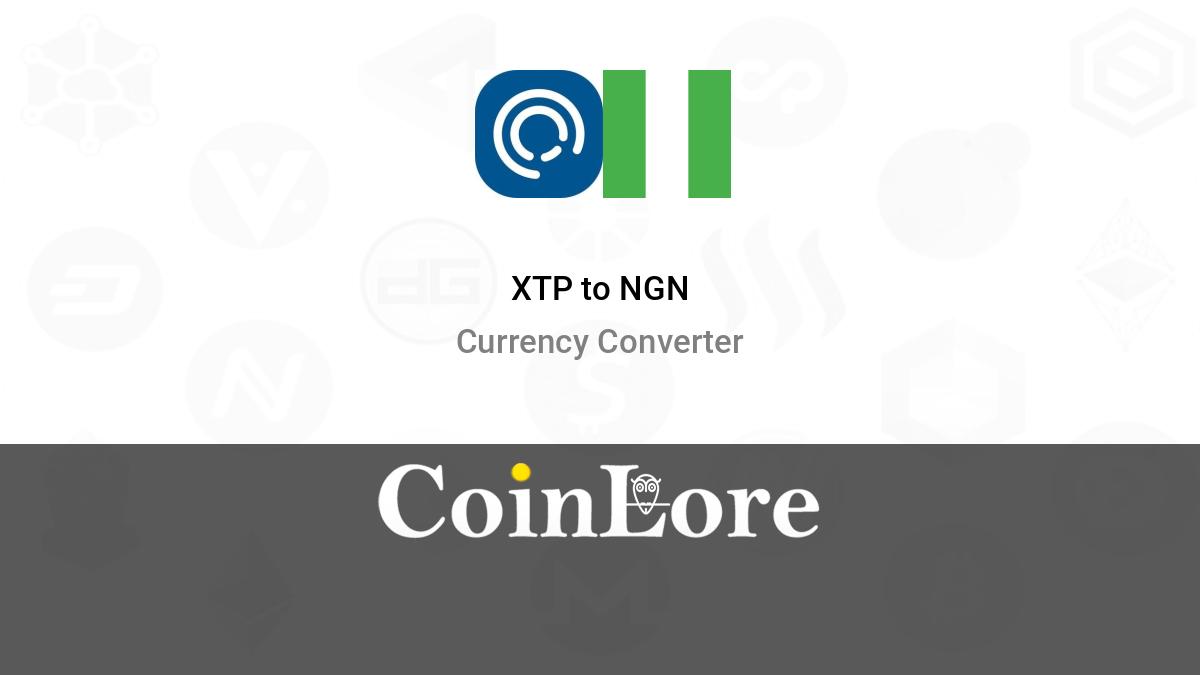 Convert XTP to NGN