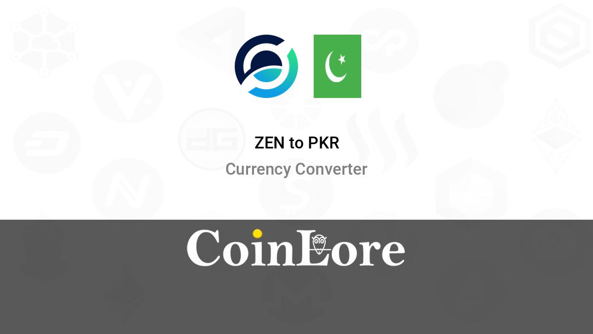 Convert ZEN to PKR - Cryptocurrencies
