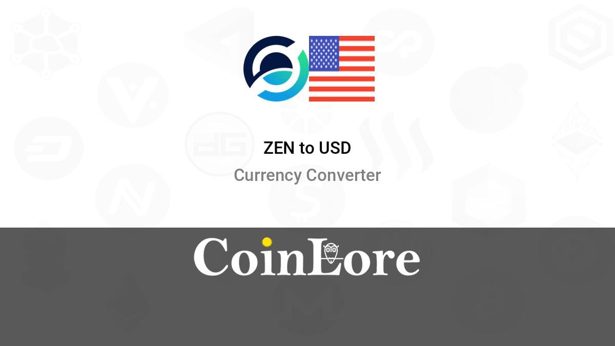 Convert ZEN to USD