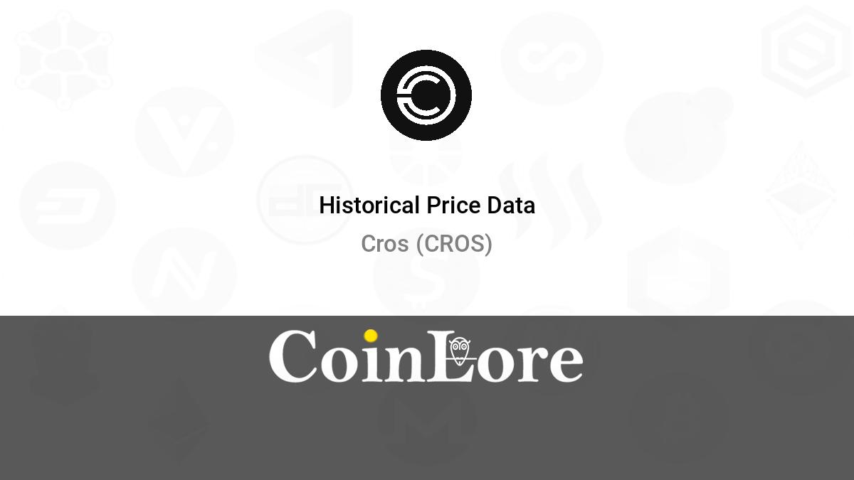 Cros (CROS) Historical Prices | CoinLore