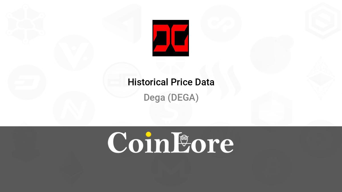 Dega (DEGA) Historical Prices | CoinLore