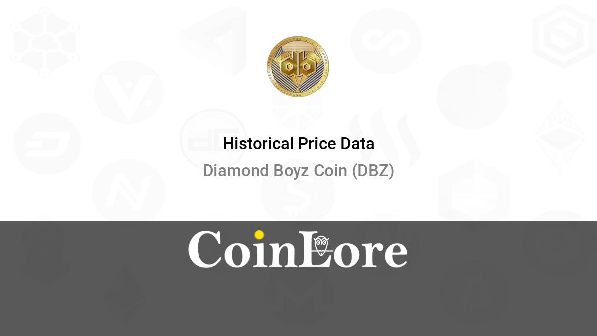 Diamond Boyz Coin (DBZ) Historical Prices | CoinLore