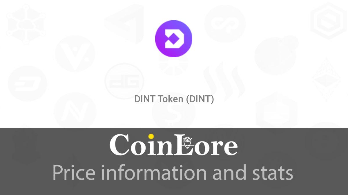 DINT Token Price, Chart, Market Cap, DINT Coin Essentials | CoinLore