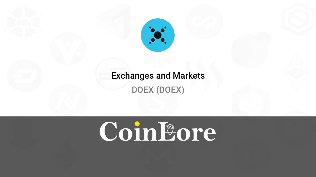 DOEX (DOEX) Exchanges - Where to Buy,Sell,Trade | CoinLore