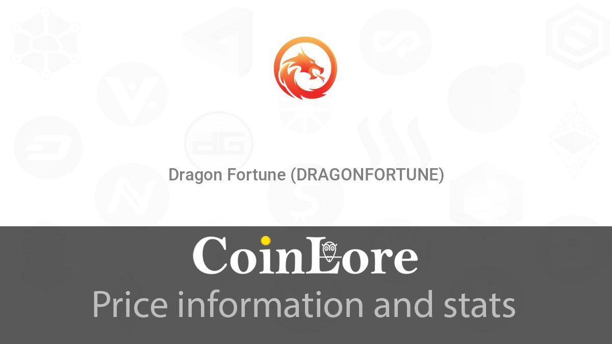 Dragon Fortune Price, Chart, Market Cap, DRAGONFORTUNE Coin Essentials ...
