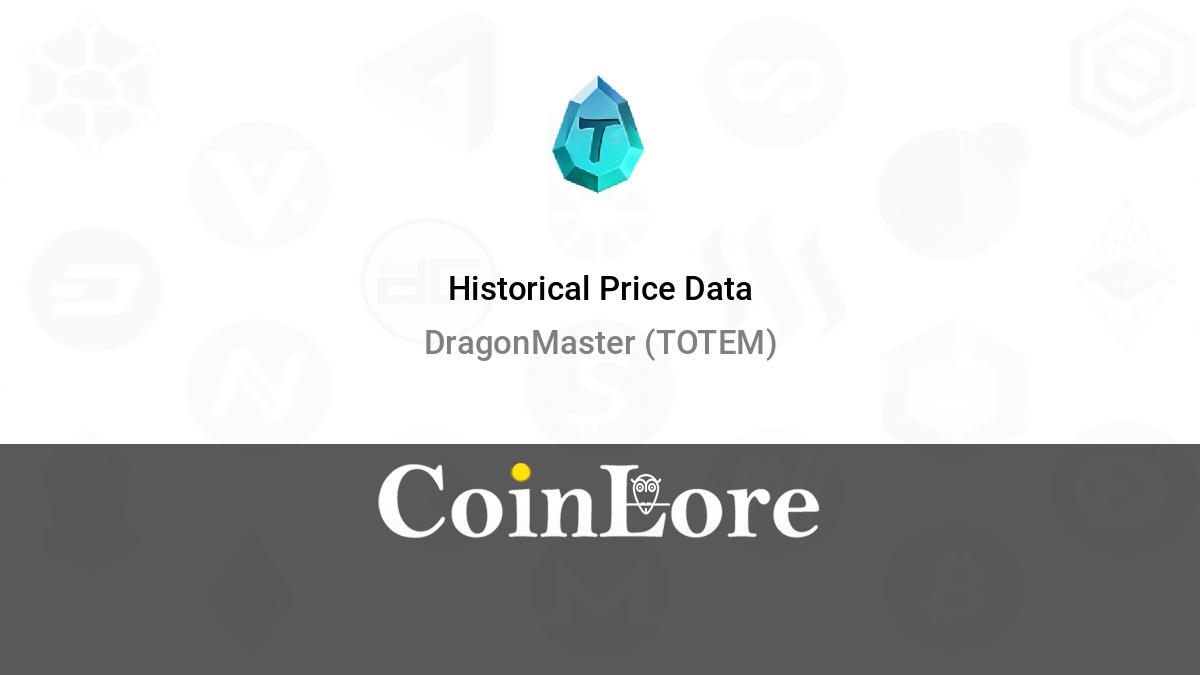 DragonMaster (TOTEM) Historical Prices | CoinLore