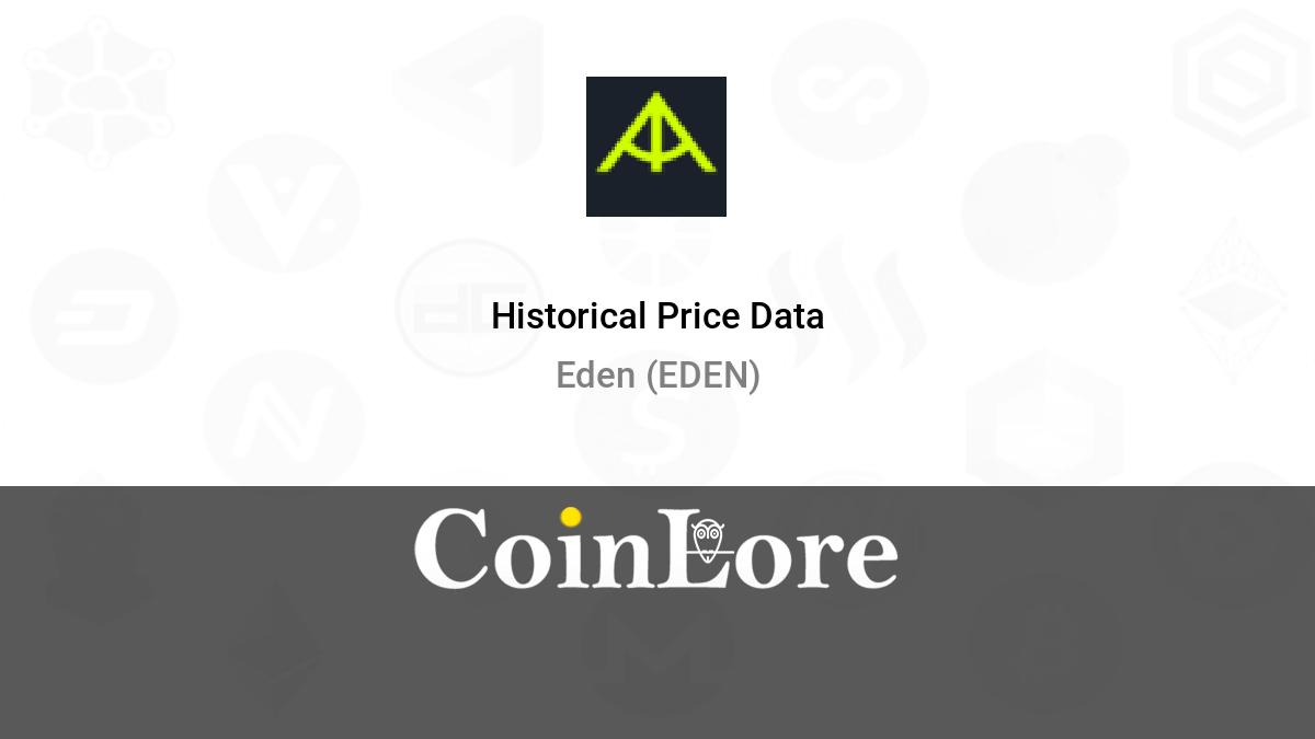 Eden (EDEN) Historical Prices | CoinLore
