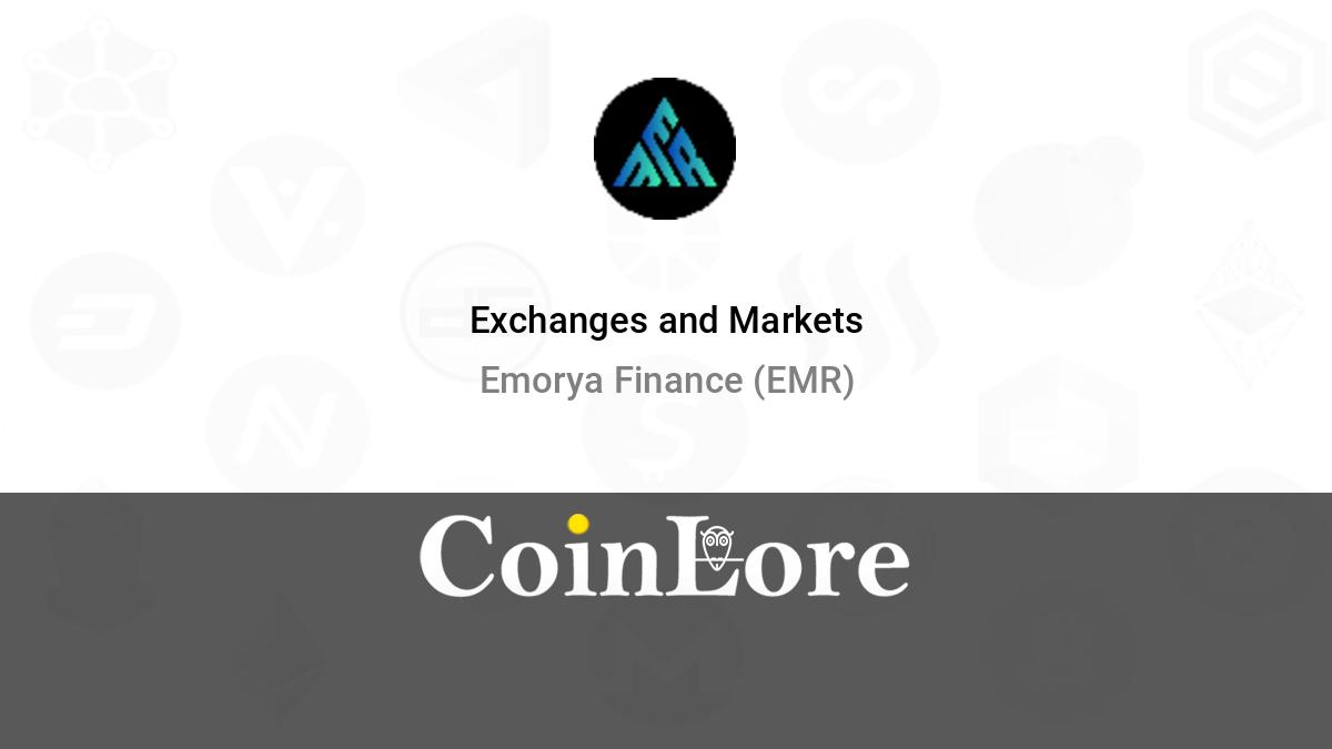 Emorya Finance (EMR) Биржи, Где купить, продать | CoinLore