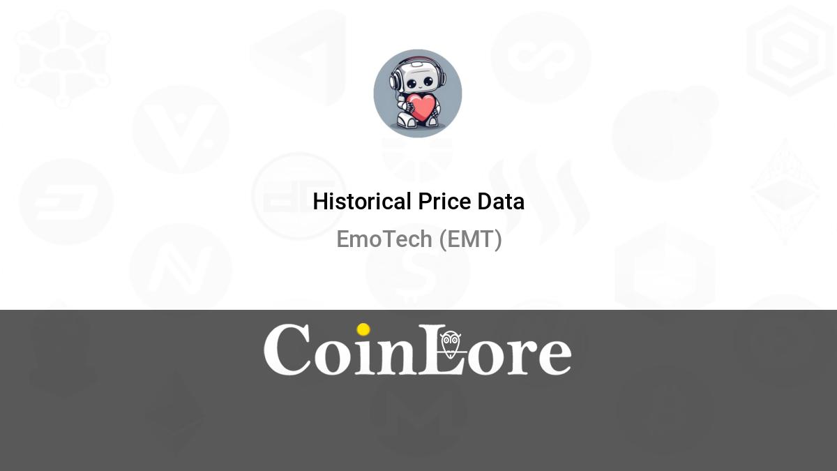 EmoTech (EMT) Historical Prices | CoinLore