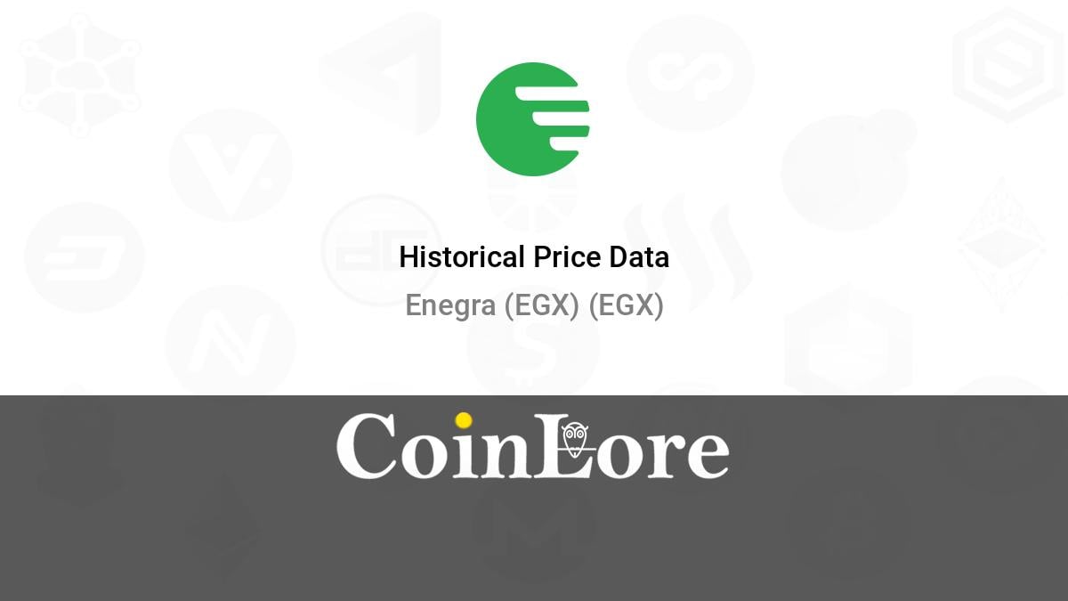 Enegra (EGX) (EGX) Historical Prices | CoinLore