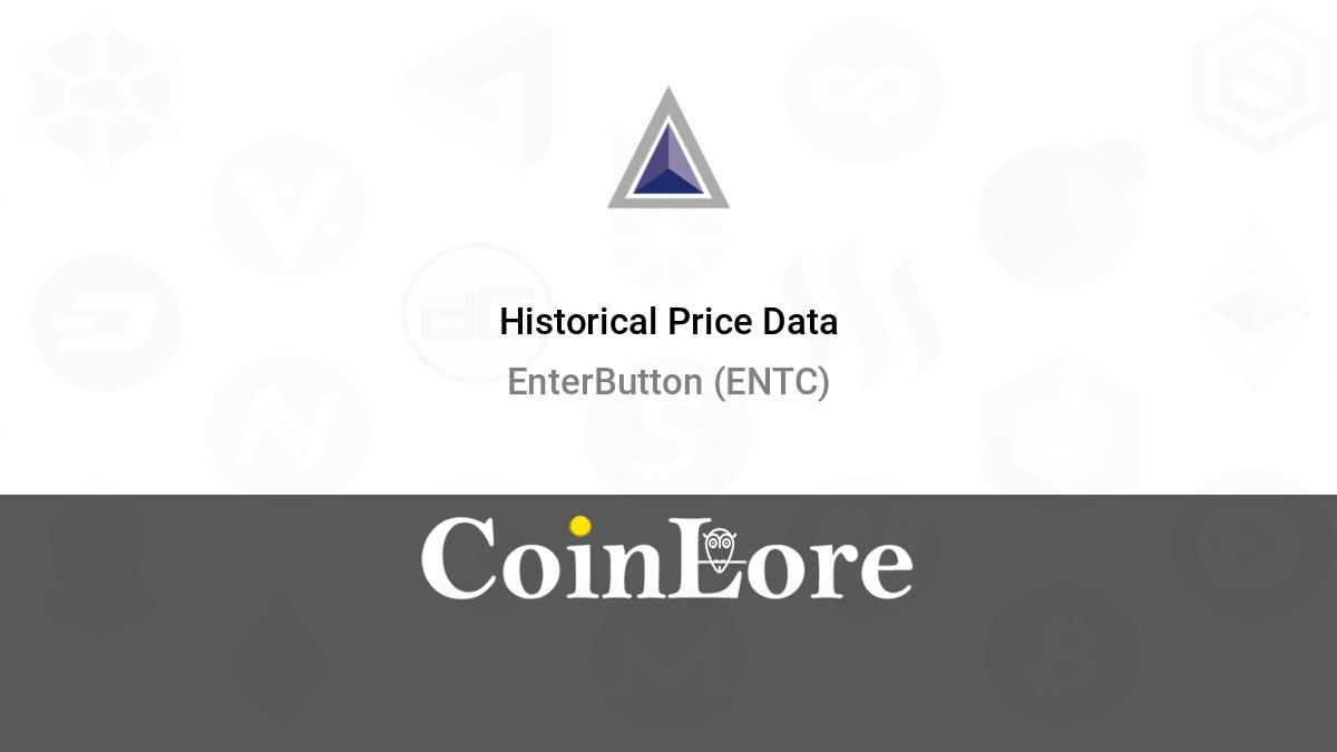 EnterButton (ENTC) Historical Prices | CoinLore