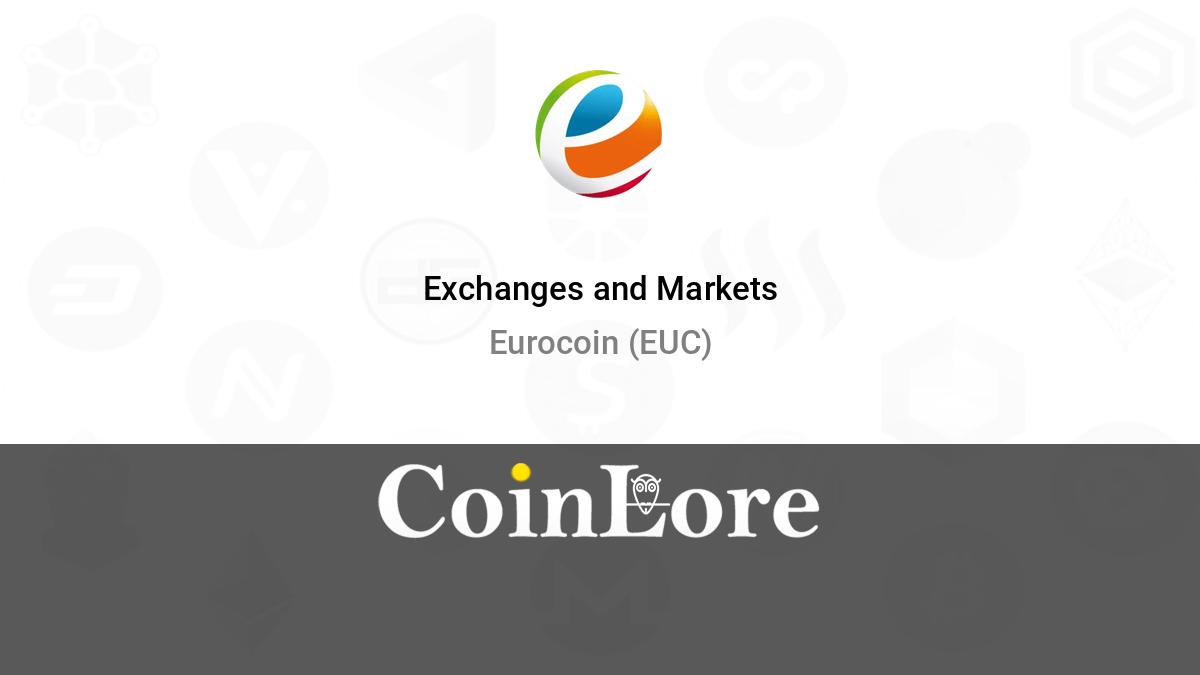 Eurocoin (EUC) 거래소 | CoinLore