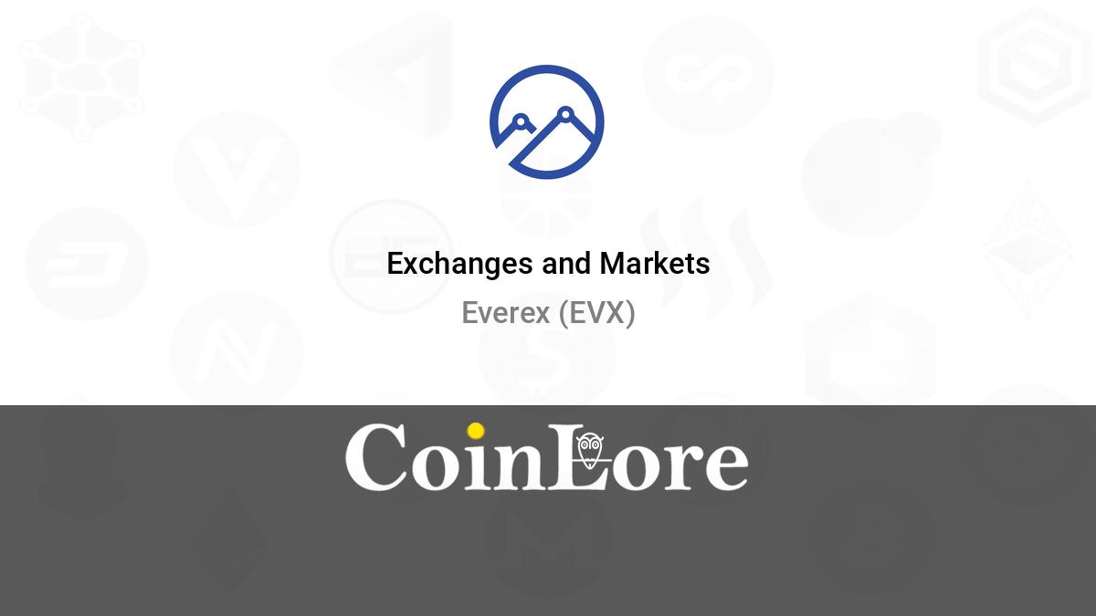 에버렉스 (EVX) 거래소 | CoinLore