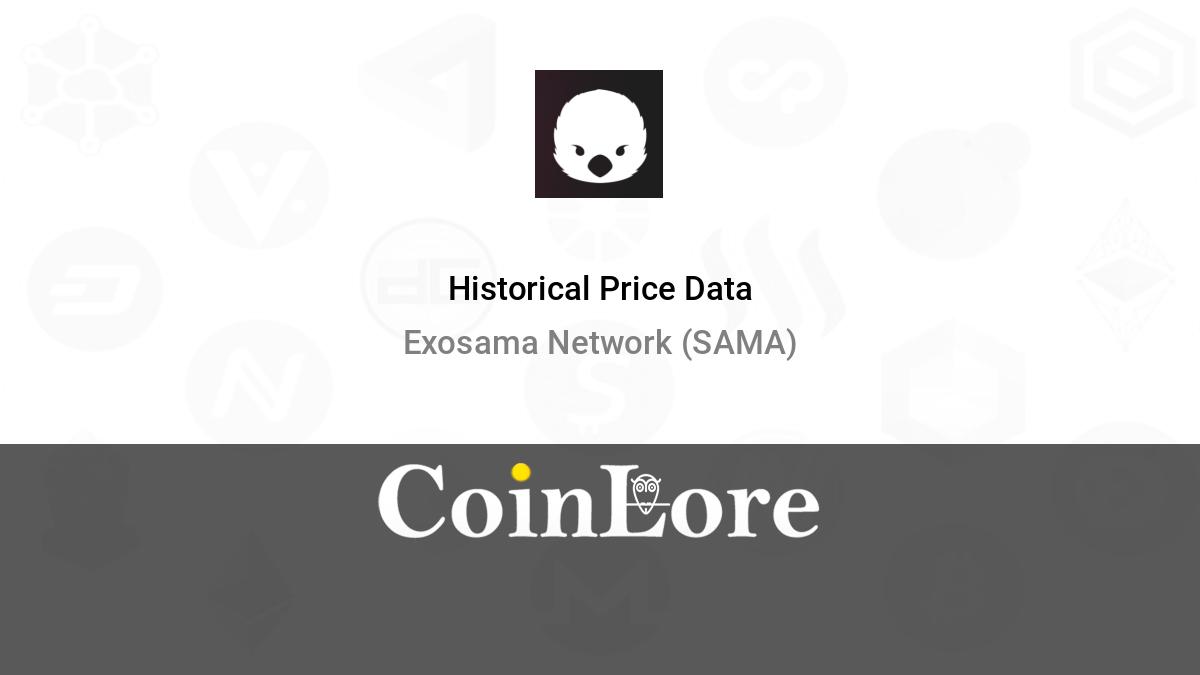 Moonsama (SAMA) Historical Prices | CoinLore