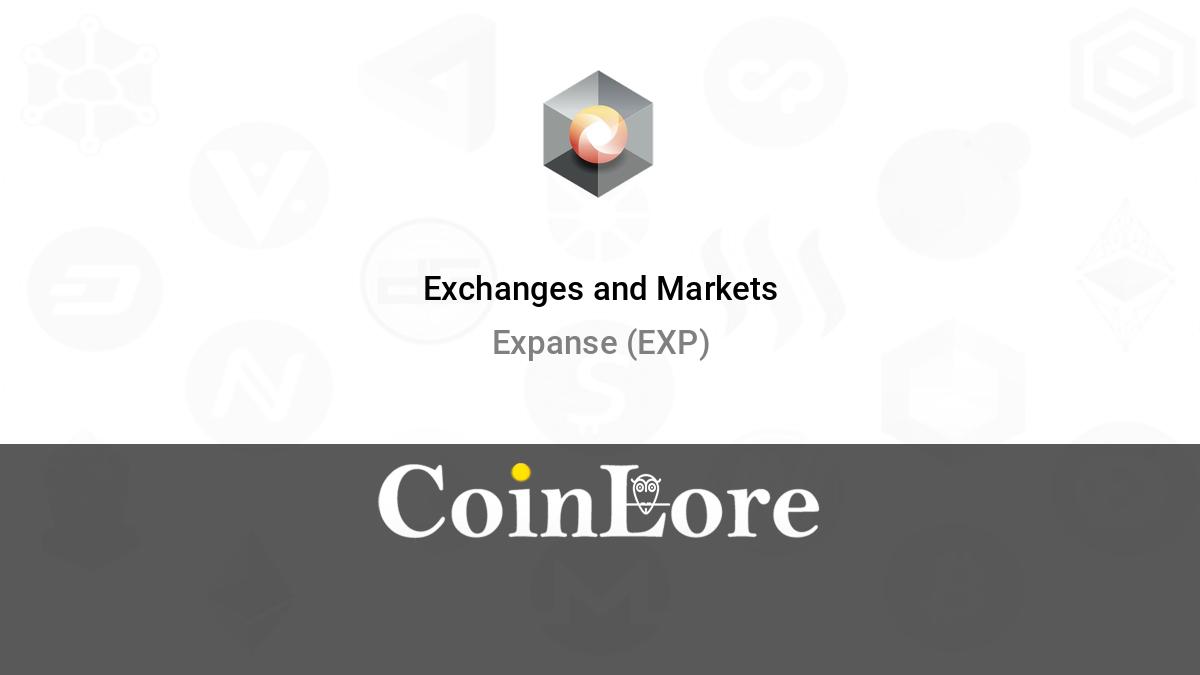 익스펜스 (EXP) 거래소 | CoinLore