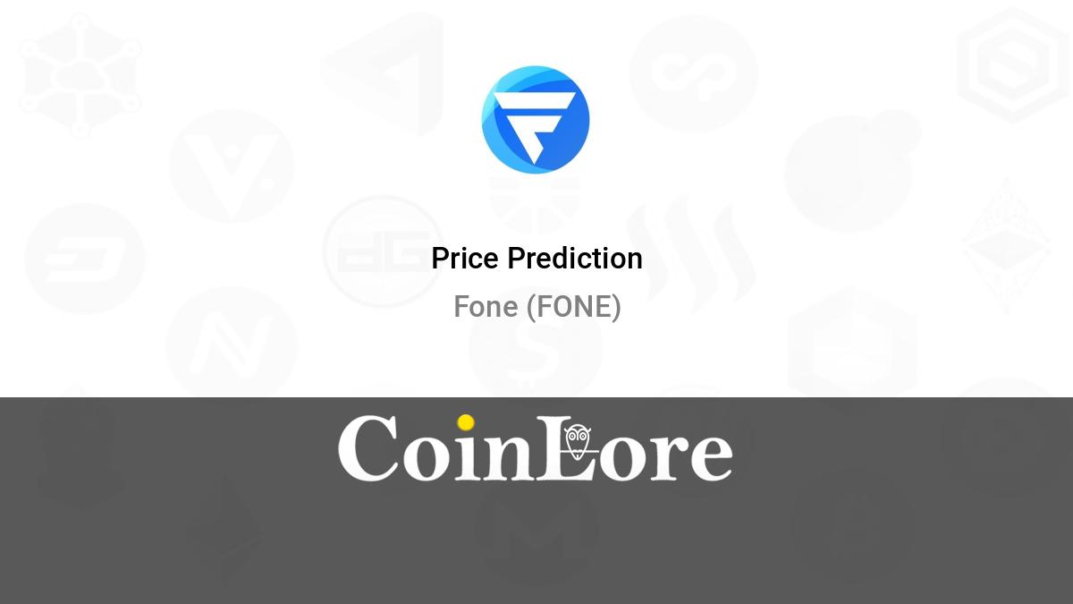 Fone crypto price prediction how to move crypto to coinbase wallet
