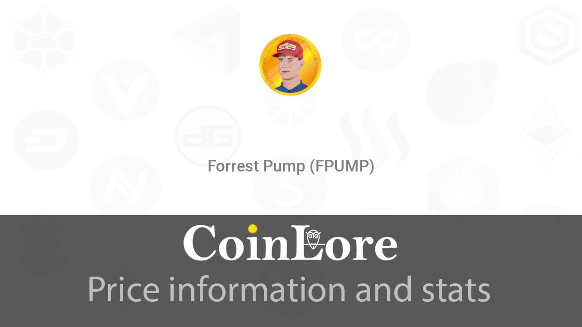 Forrest Pump Price, Chart, Market Cap, FPUMP Coin Essentials | CoinLore