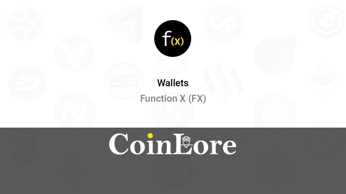 List of Top Function X (FX) Wallets | CoinLore