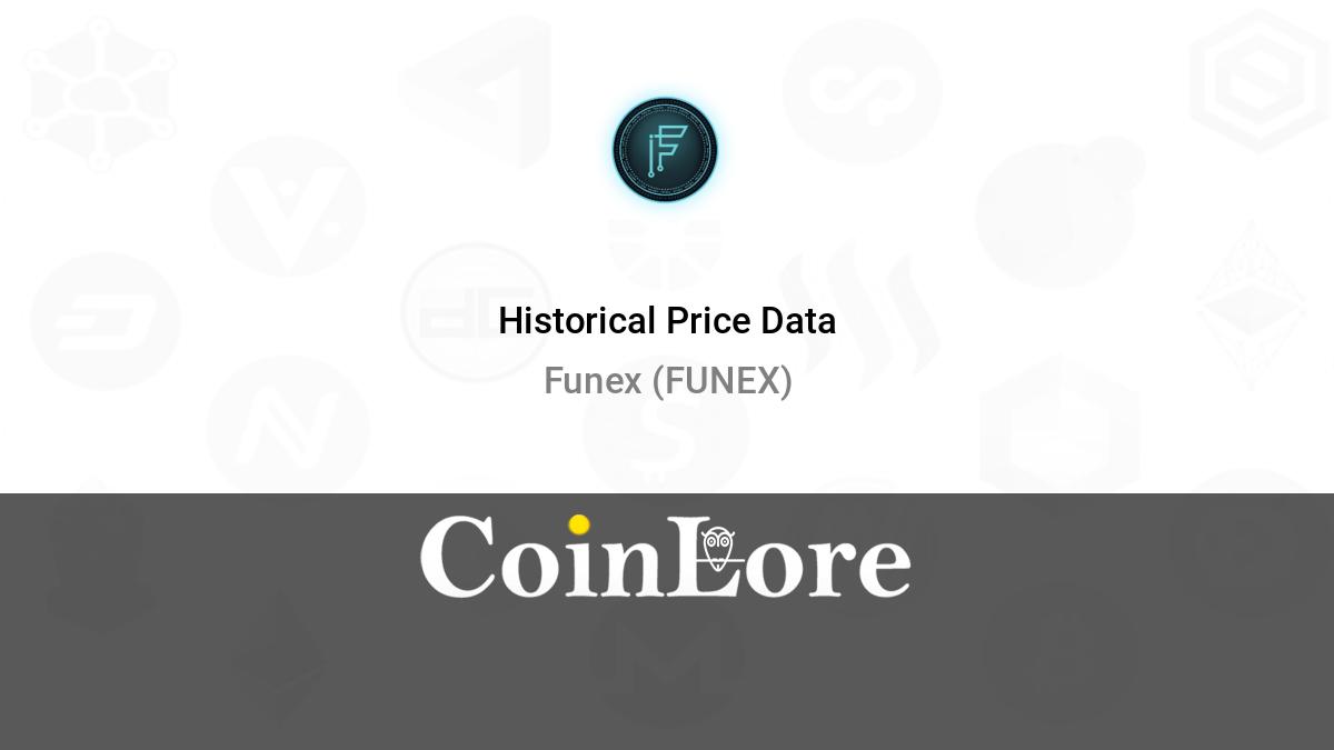 Funex (FUNEX) Historical Prices | CoinLore