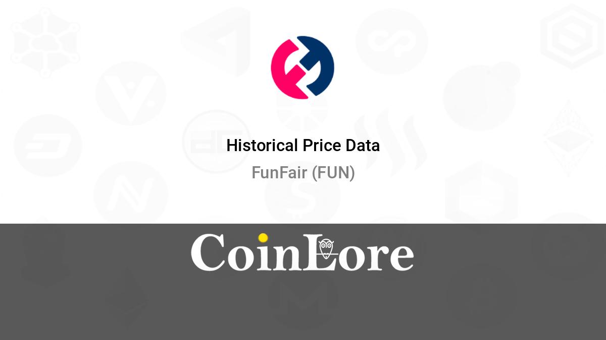FUNToken (FUN) Historical Prices | CoinLore