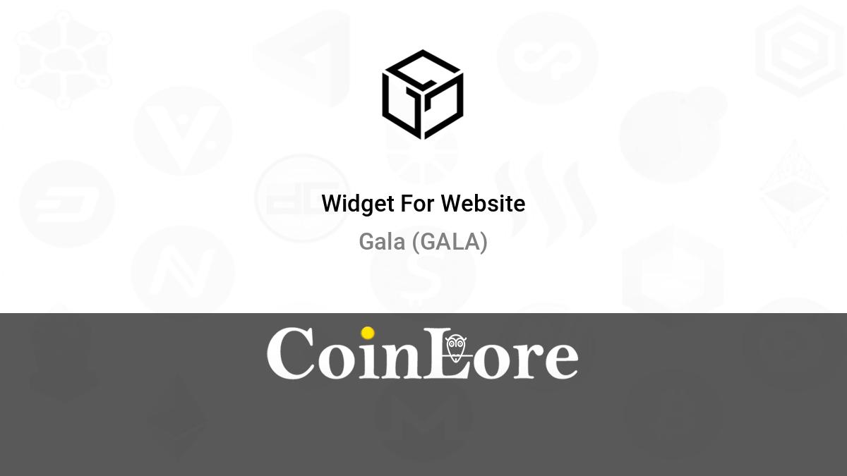 Widget de Precios Gala (GALA) | CoinLore
