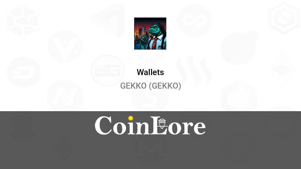 List of Top GEKKO (GEKKO) Wallets | CoinLore