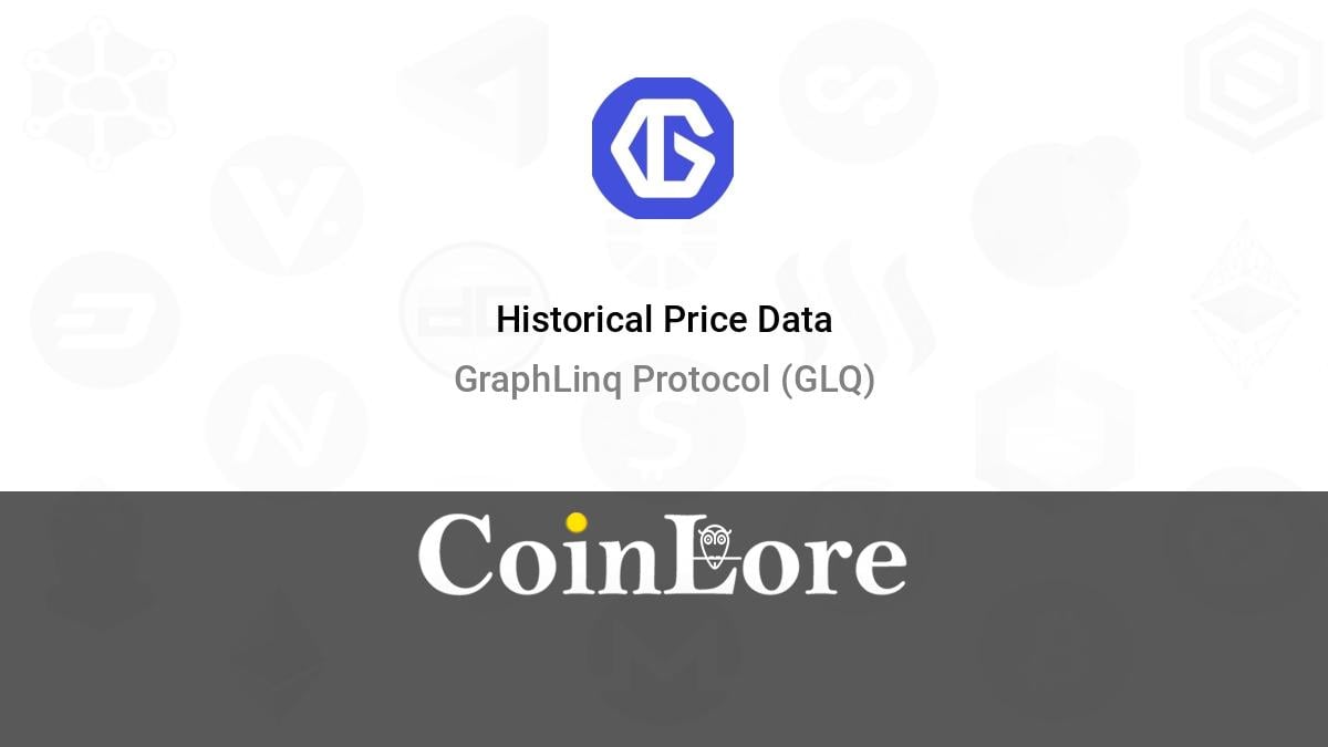 GraphLinq Protocol (GLQ) Historical Prices | CoinLore