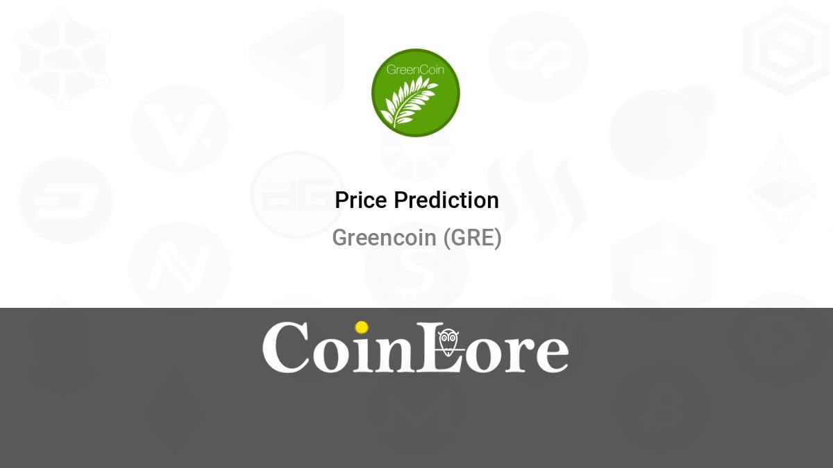 Greencoin Price prediction, Short/Long Forecast - CoinLore