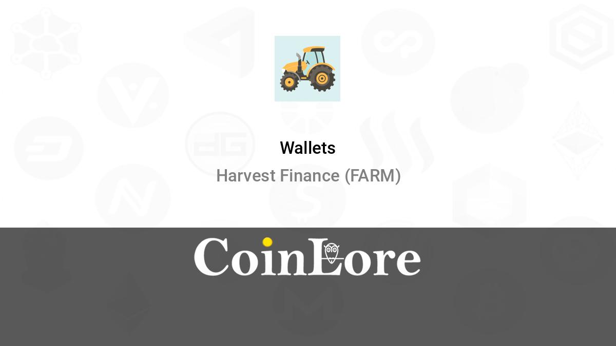 List of Top Harvest Finance (FARM) Wallets | CoinLore