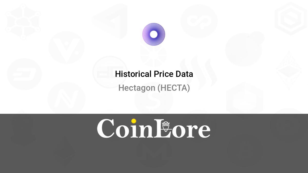 Hectagon (HECTA) Historical Prices | CoinLore