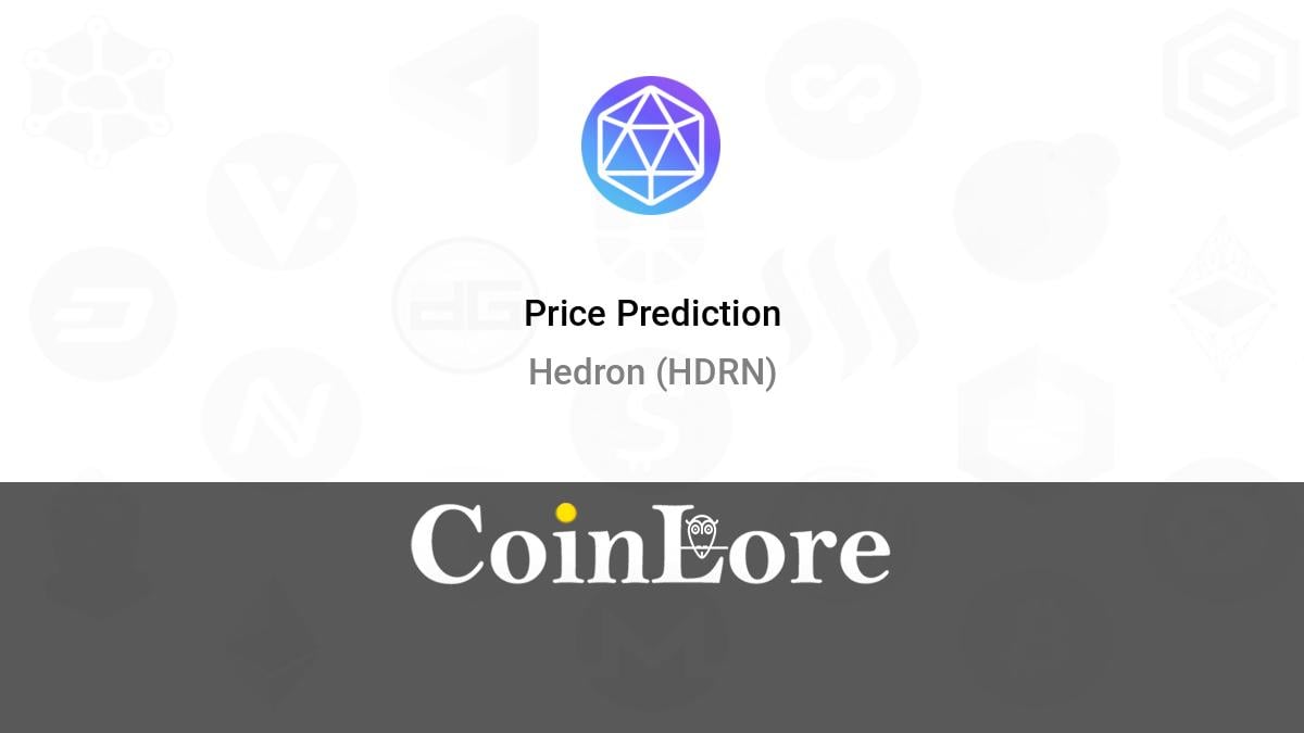 Hedron Price prediction, Short/Long Forecast - CoinLore