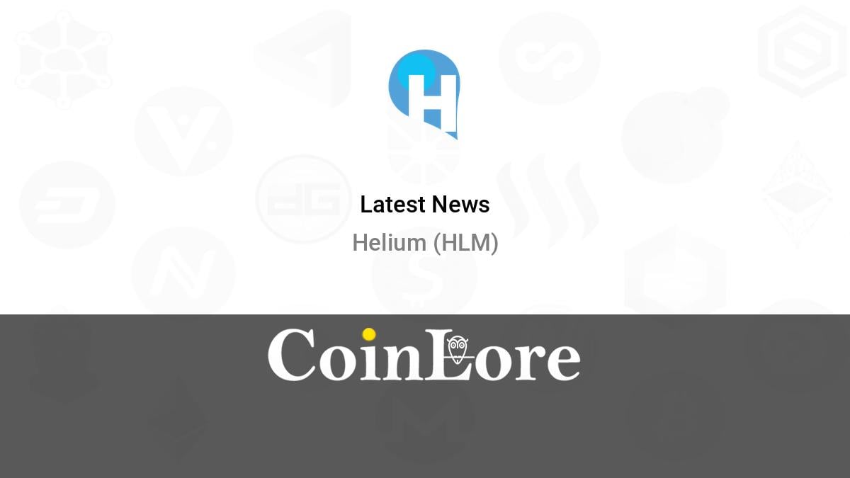 Helium (HNT) Aktuelle Nachrichten | CoinLore