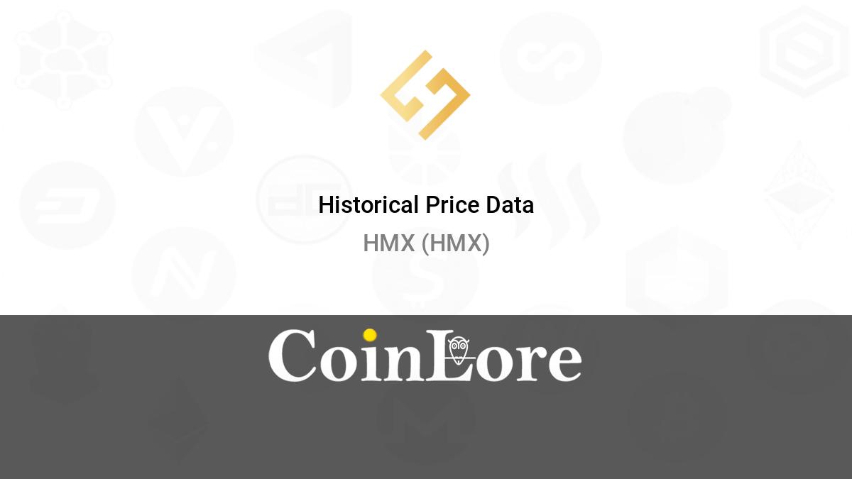 HMX (HMX) Historical Prices | CoinLore