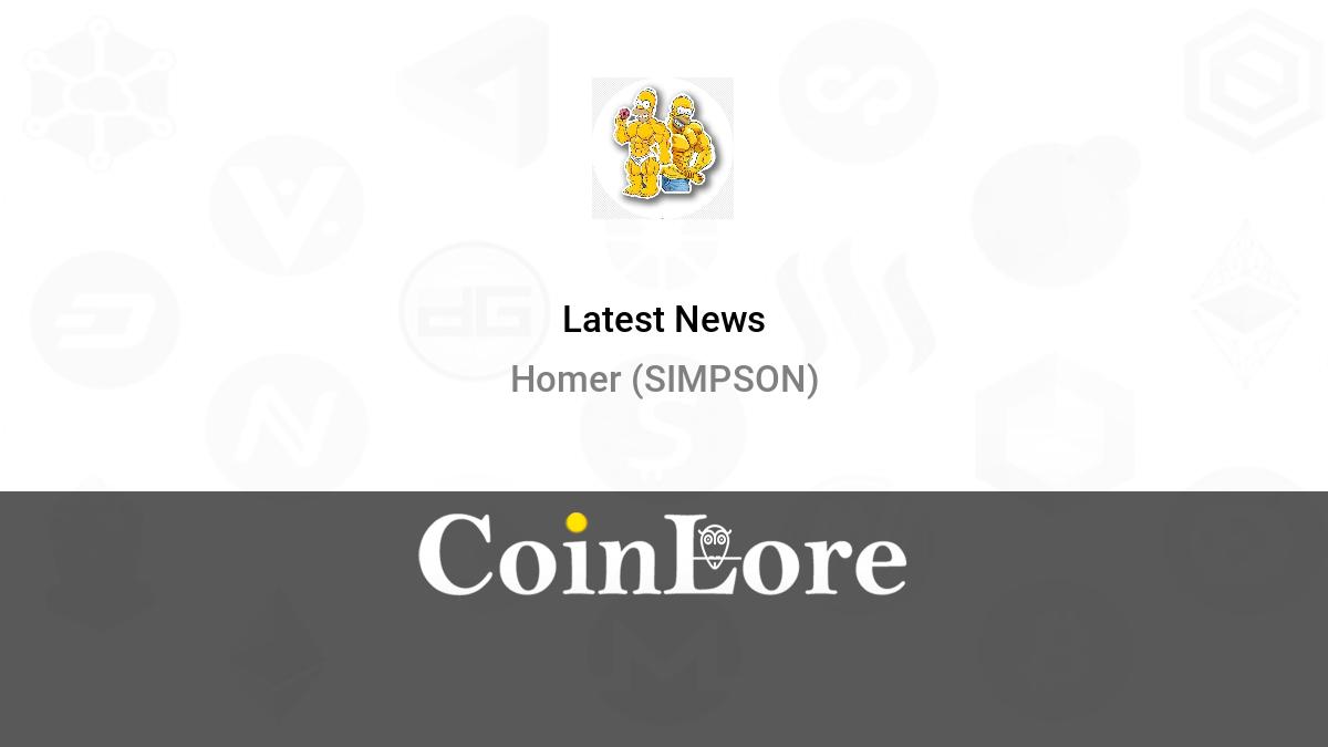 Homer (SIMPSON) News | CoinLore