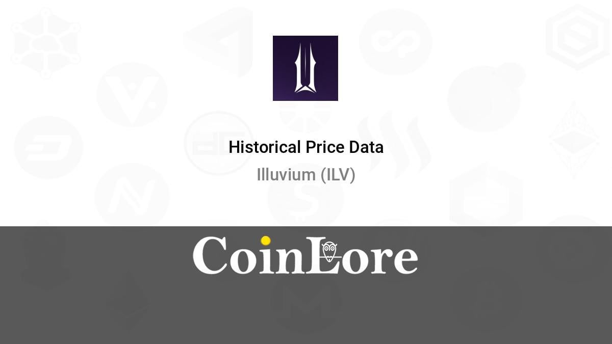 Illuvium (ILV) Historical Prices | CoinLore