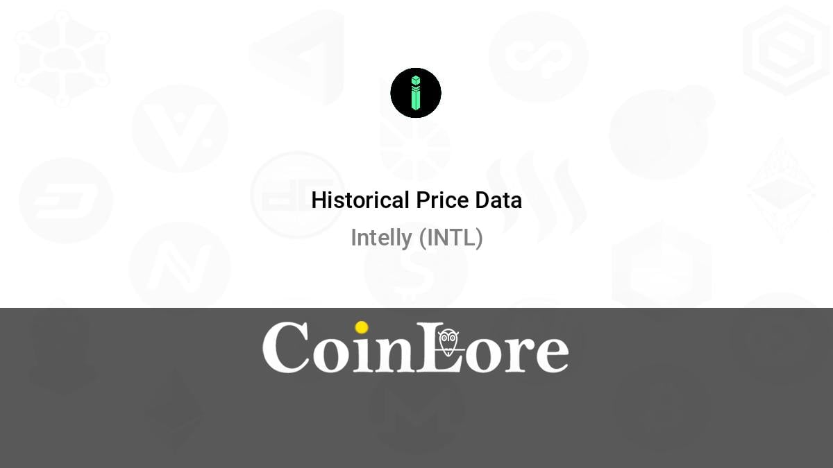 Intelly (INTL) Historical Prices | CoinLore