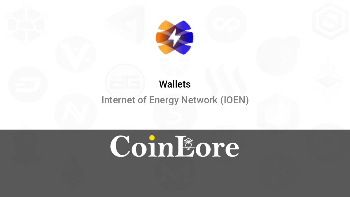 List of Top Internet of Energy Network (IOEN) Wallets | CoinLore