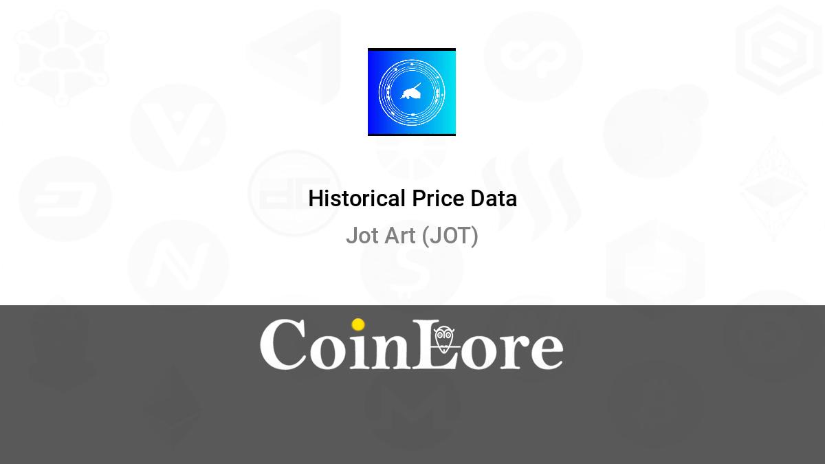 Jot Art (JOT) Historical Prices | CoinLore