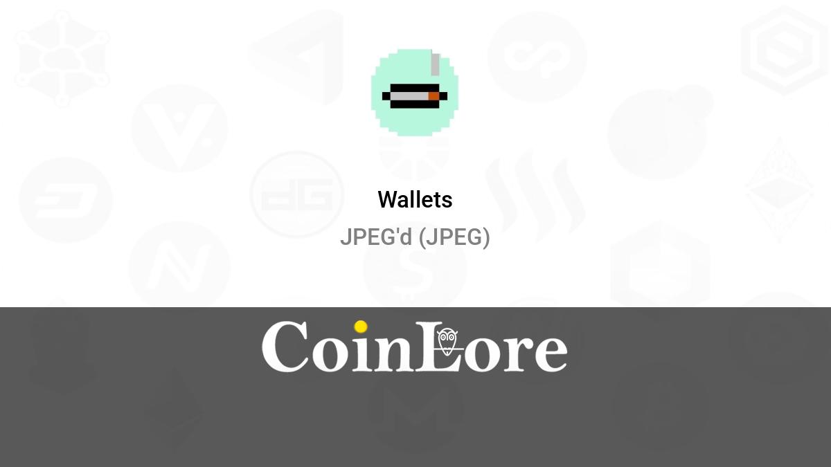 List of Top JPEG'd (JPEG) Wallets | CoinLore