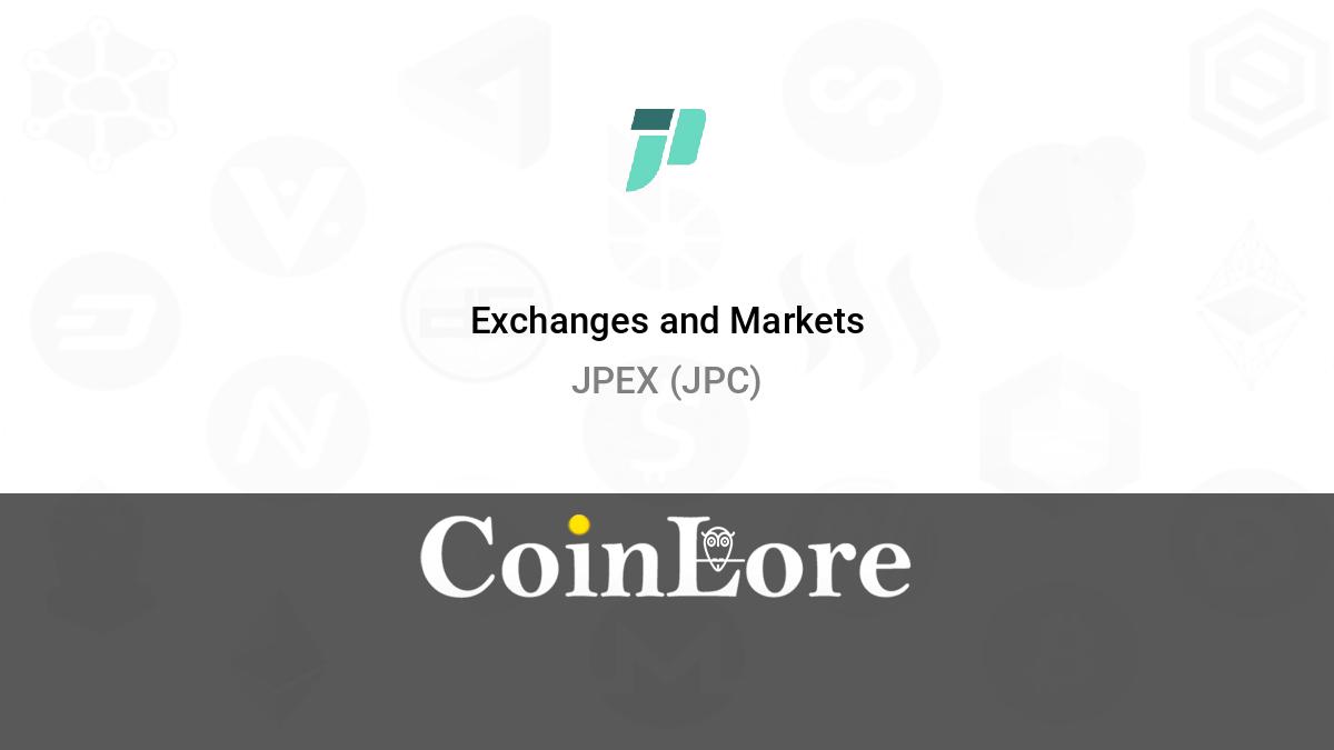JPEX (JPC) Exchanges - Where to Buy,Sell,Trade | CoinLore