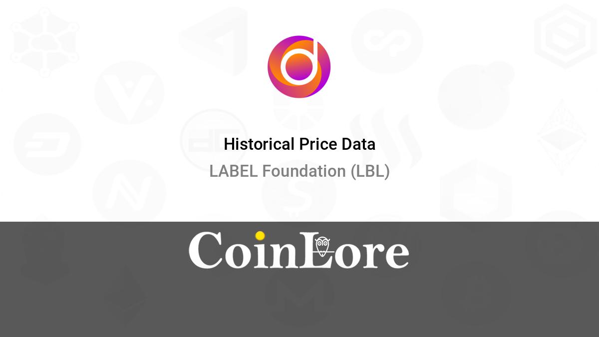 LABEL Foundation (LBL) Historical Prices | CoinLore