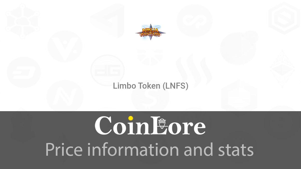Limbo Token Price, Chart, Market Cap, LNFS Coin Essentials | CoinLore