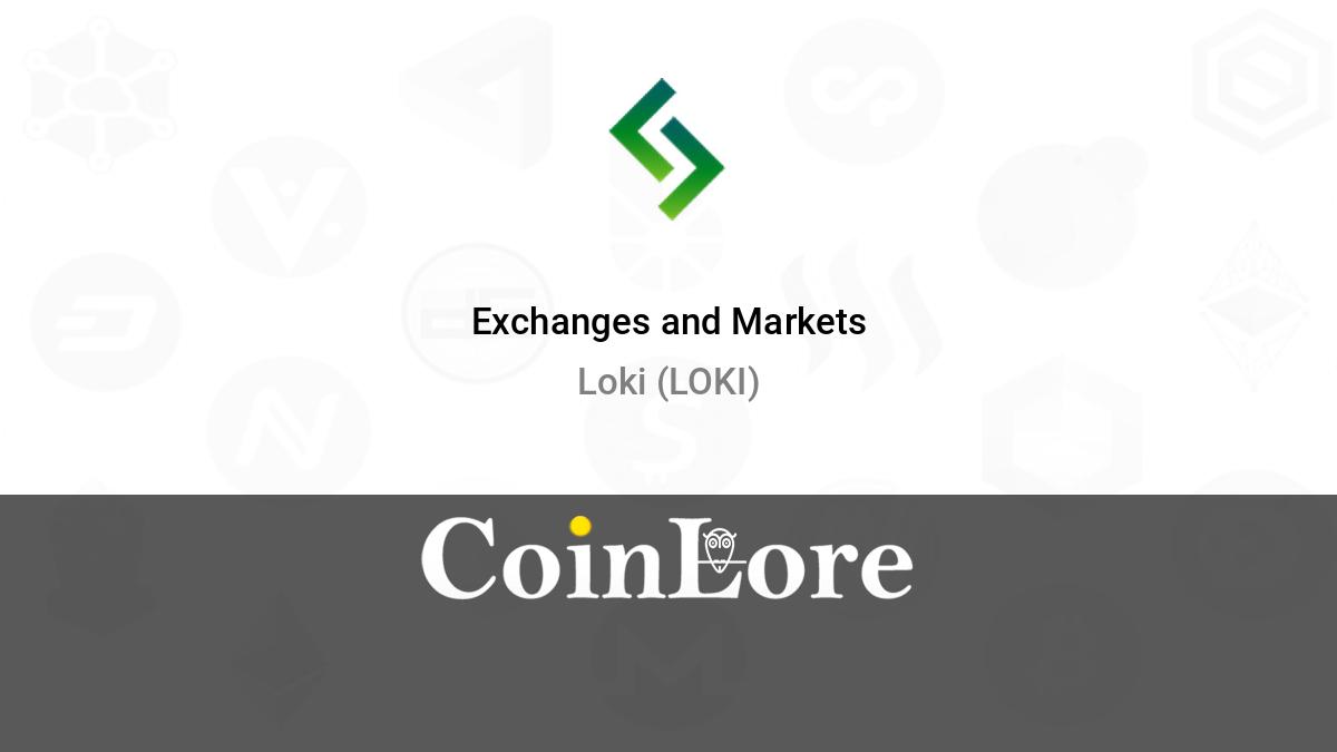 Loki (LOKI) 거래소 | CoinLore