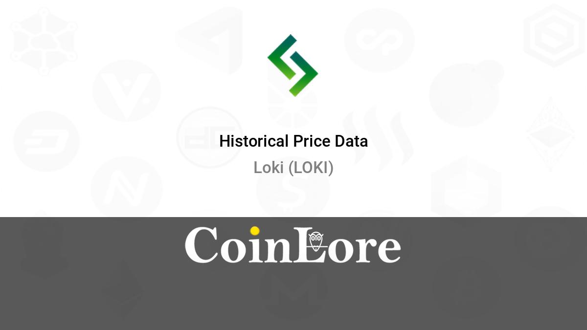 Loki (LOKI) Historical Prices | CoinLore
