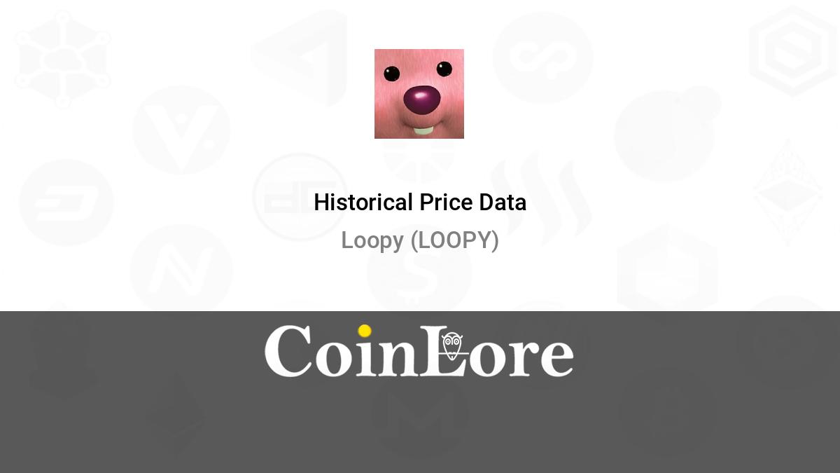Loopy (LOOPY) Historical Prices | CoinLore