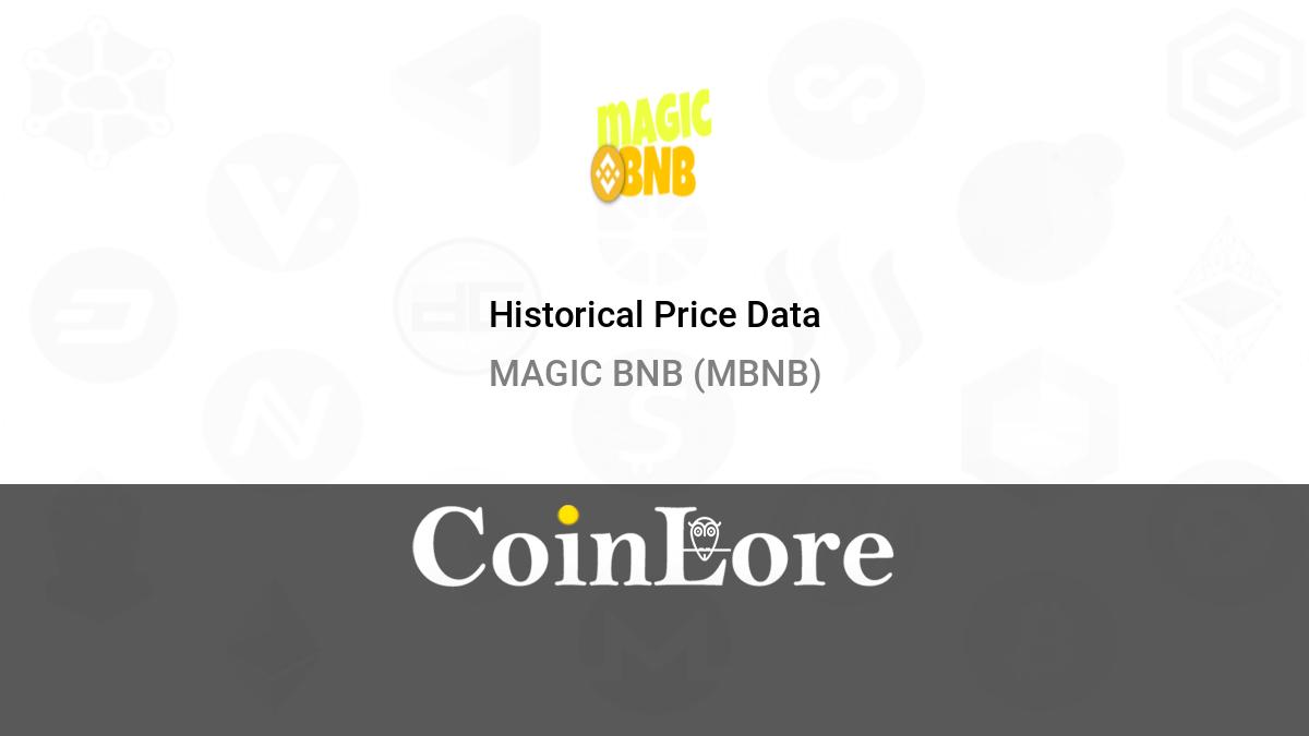 MAGIC BNB (MBNB) Historical Prices | CoinLore