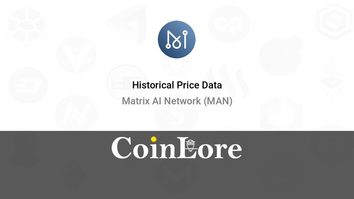 Matrix AI Network (MAN) Geçmiş Fiyatlar | CoinLore