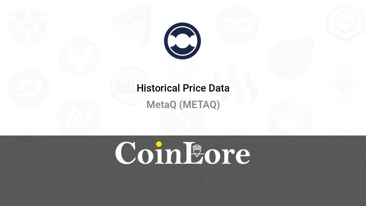 MetaQ (METAQ) Historical Prices | CoinLore