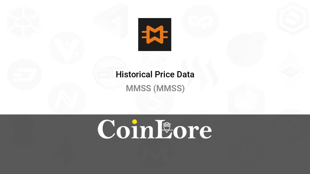 MMSS (MMSS) Historical Prices | CoinLore
